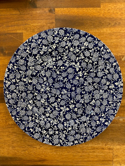 Blue and White Calico Dinner Plate – PENNEY & COMPANY